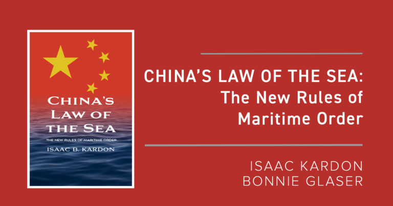 China’s Law of the Sea: The New Rules of Maritime Order - NCUSCR